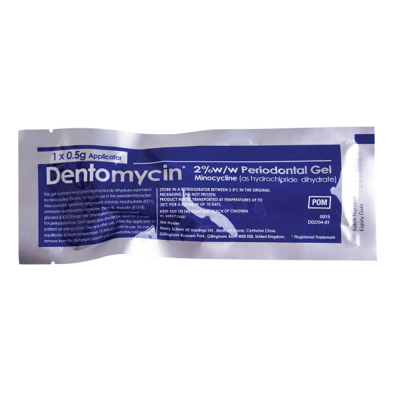 Dentomycin Periodontal Gel 5 X 0 5g Dentomycin Applicators