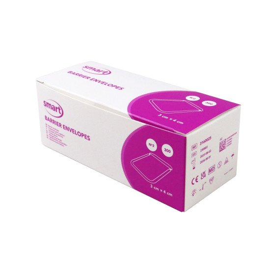 Smart Barrier Envelopes: No.2 - 3 x 4cm (300)