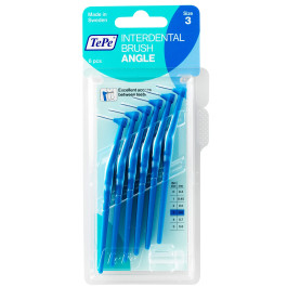 TePe Angle Interdental Brushes: Blue - X Fine (6)