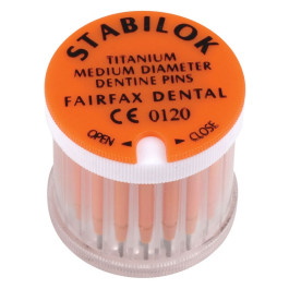 Stabilok Titanium Pins: Orange 0.76mm - Standard Pack
